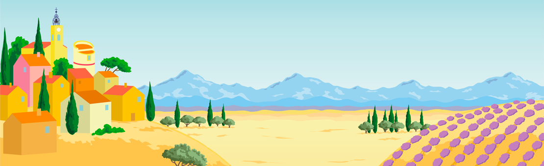 Guigo Travel Poster Luberon Provence et Carte Postale